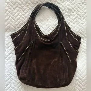 Kooba | Bags | Authentic Tracy Studded Kooba Leather Bag Large Hobo Bag ...